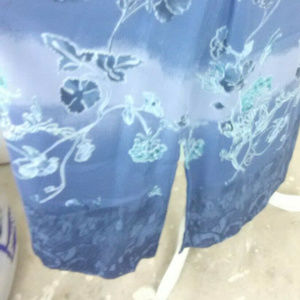 Delores Bell | Skirts | Delores Bell Midcalf Aline Blue Pullon Side ...